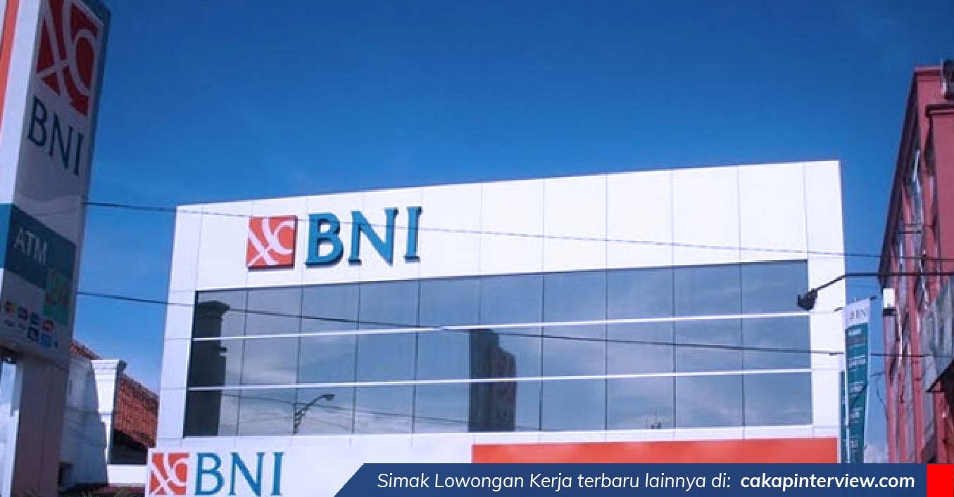 Lowongan Kerja Asisten KUR Tani BNI Tahun 2021
